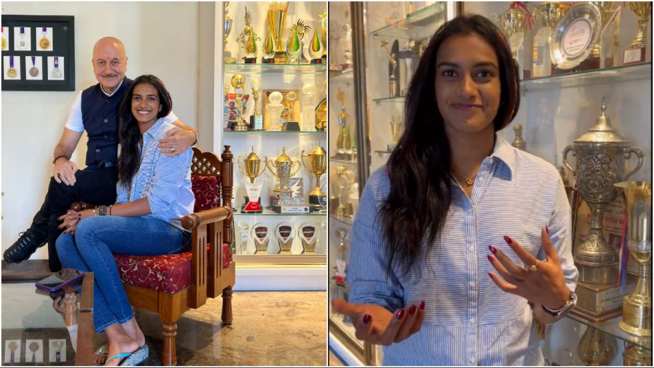 Anupam Kher takes tour of PV Sindhu's house, actor stunned after seeing ...