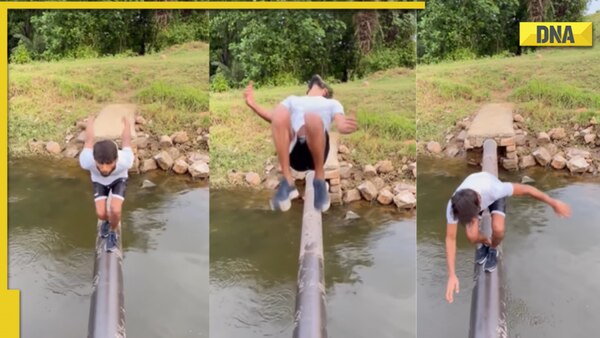 Boy performs perfect backflip on pole, viral video has over 7 million views