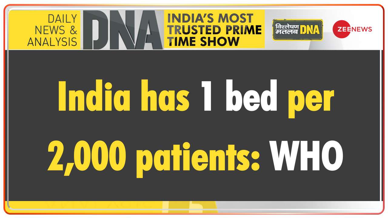 DNA | India has 1 bed per 2,000 patients: WHO