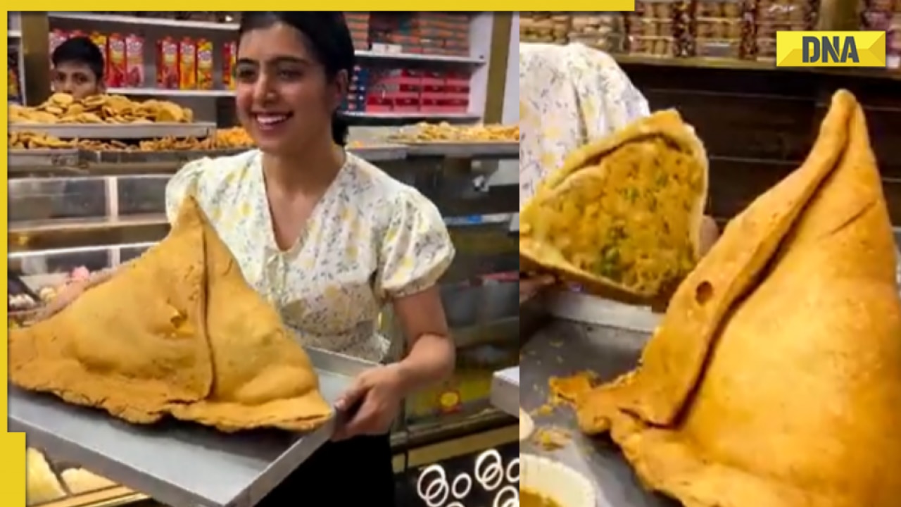 Viral video of 'Bahubali Samosa' stuns internet