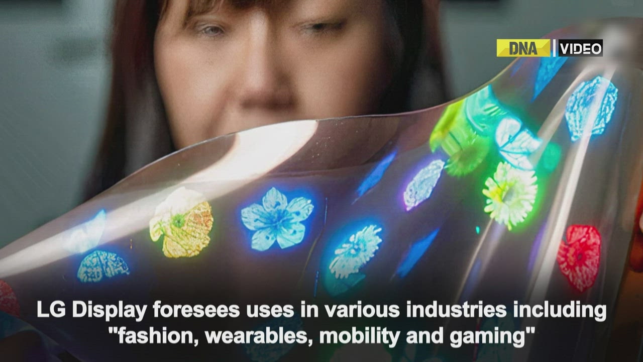 LG Display demonstrates 12-inch panel that stretches up to 14 inches