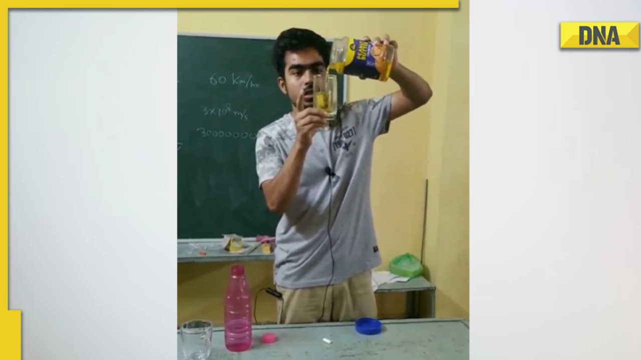 Viral video: Physics teacher teaches refraction in easy way, wins ...