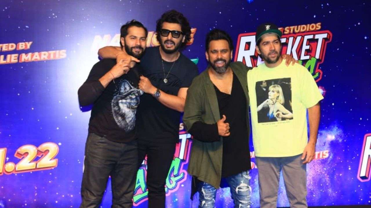 Varun Dhawan, Kartik Aaryan, Arjun Kapoor, Nora Fatehi attend Aditya Seal starrer Rocket Gang ...