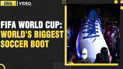 FIFA World Cup: Qatar unveils 'World's Biggest Soccer Boot'