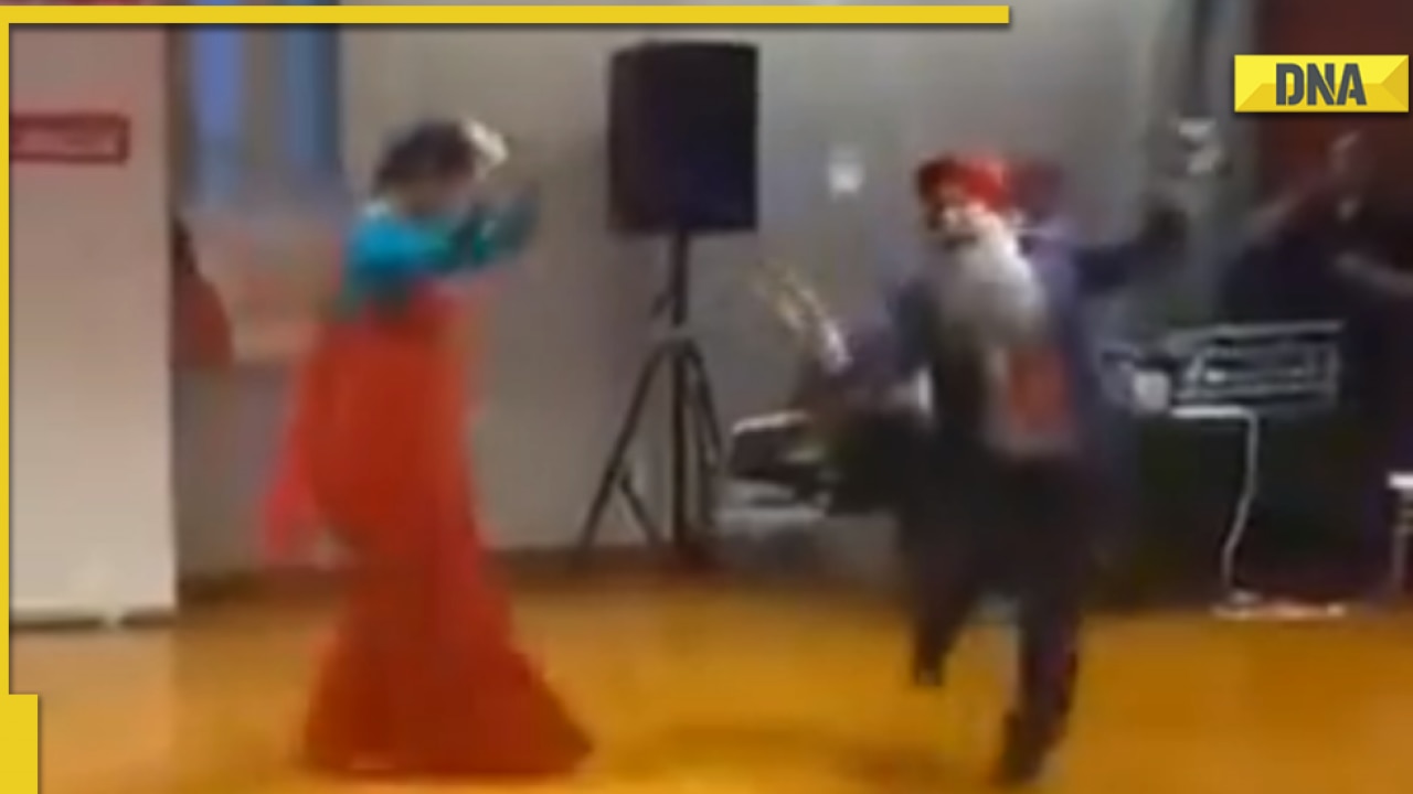 Sikh couple steals the show at party with their energetic dance ...