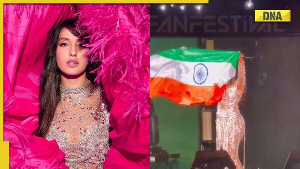 Nora Fatehi gets brutally trolled for holding national flag 'upside ...