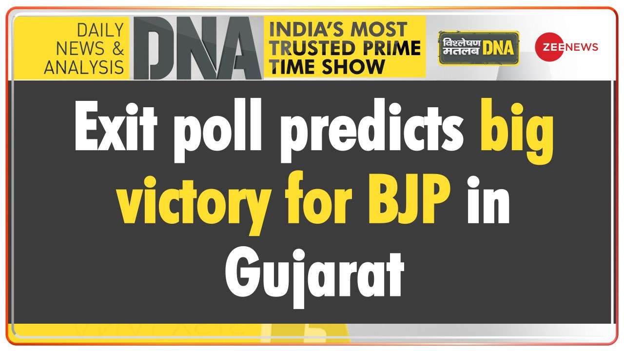 DNA - Exit poll predicts big victory for BJP in Gujarat