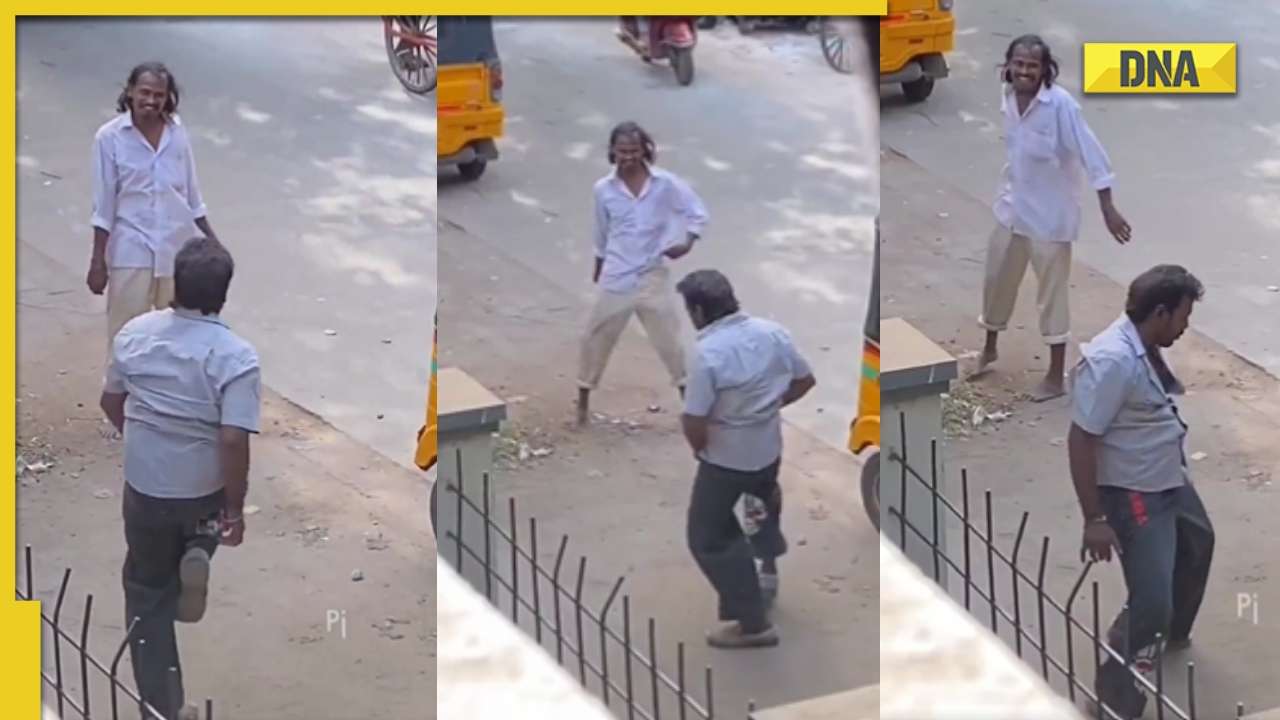 Viral video: Two men show impressive dance moves on street, netizens ...