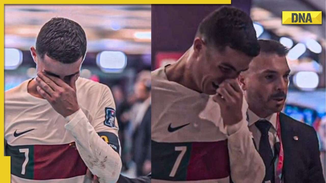Fifa Cristiano Ronaldo Cries After Portugals World Cup Exit