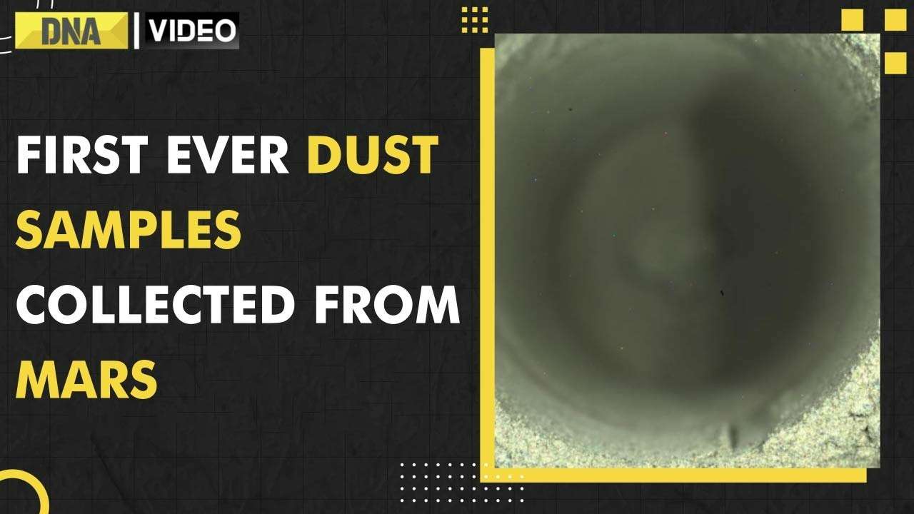First sample from mars! NASA’s Perseverance rover collects first dust ...