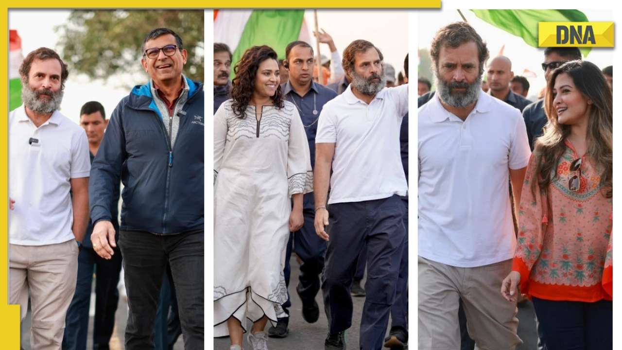 Bharat Jodo Yatra | From Raghuram Rajan to Riya Sen, how celebs have turned Rahul Gandhi's Yatra ...