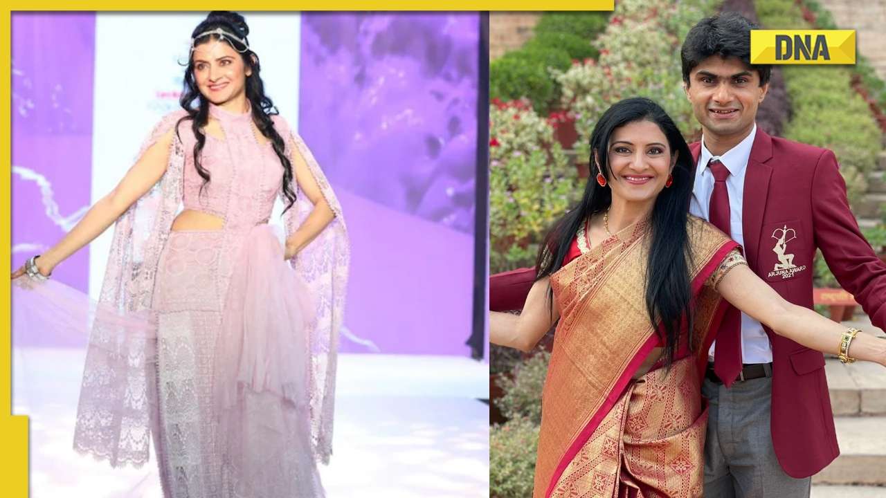 IAS Suhas LY wife Ghaziabad ADM Ritu Suhas walks the ramp, beautiful photos go viral