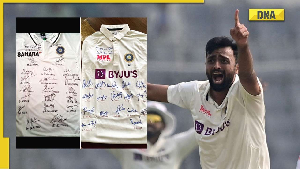 Jaydev Unadkat shares pic of Team India jerseys he wore 12 years apart ...
