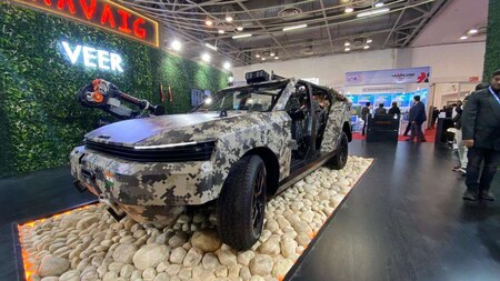 Pravaig Veer EV aimed to serve Indian armed forces showcased at Auto ...