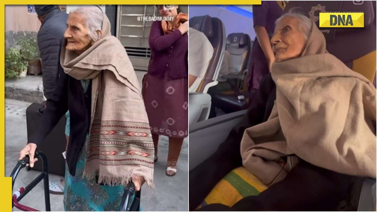 83-year-old dadi boards flight for first time, her priceless reaction ...