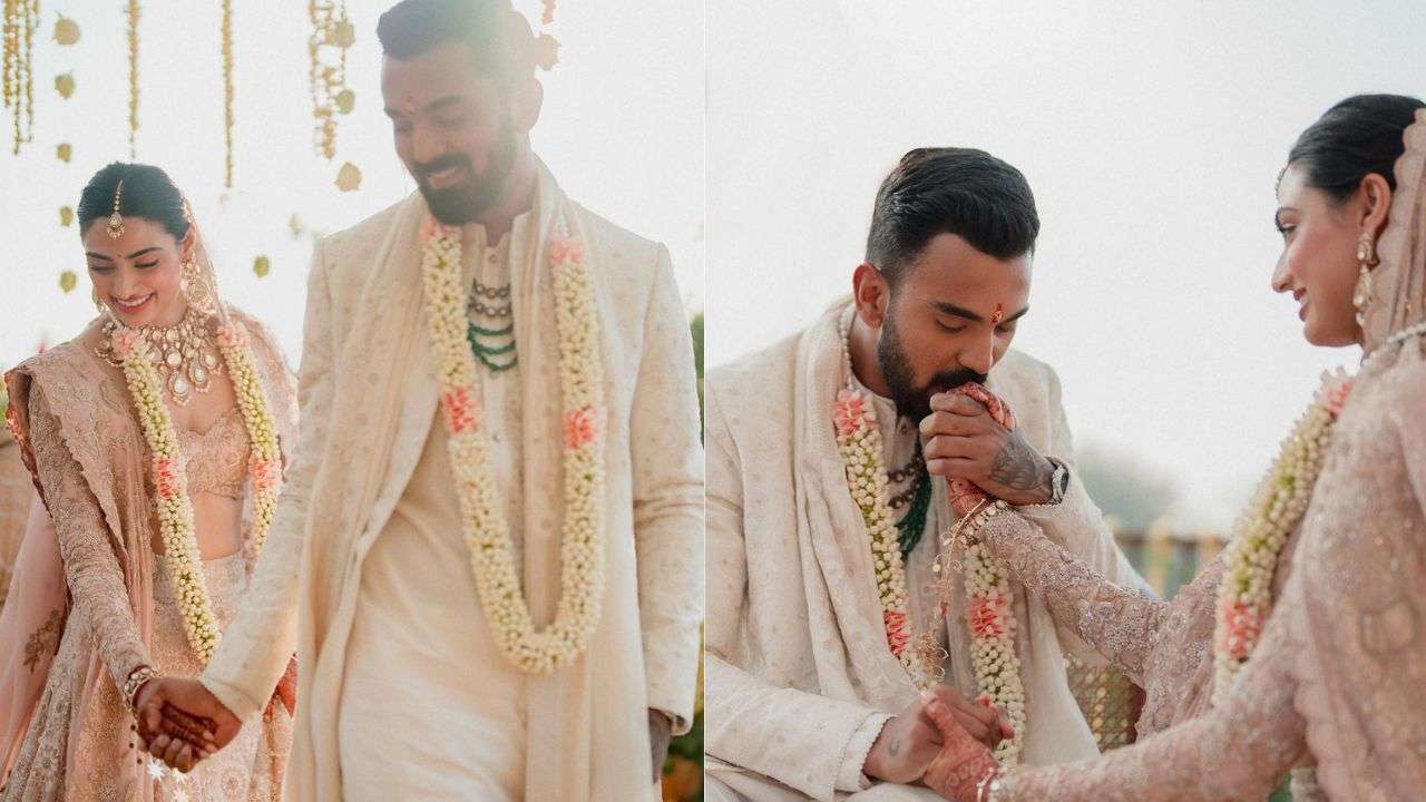 Athiya Shetty-KL Rahul wedding: Star couple's first photos as husband ...