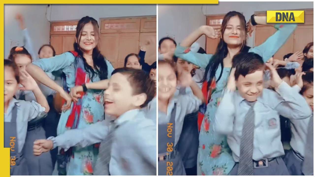 School teacher's energetic dance to 'Katto Gilehri' with students takes ...