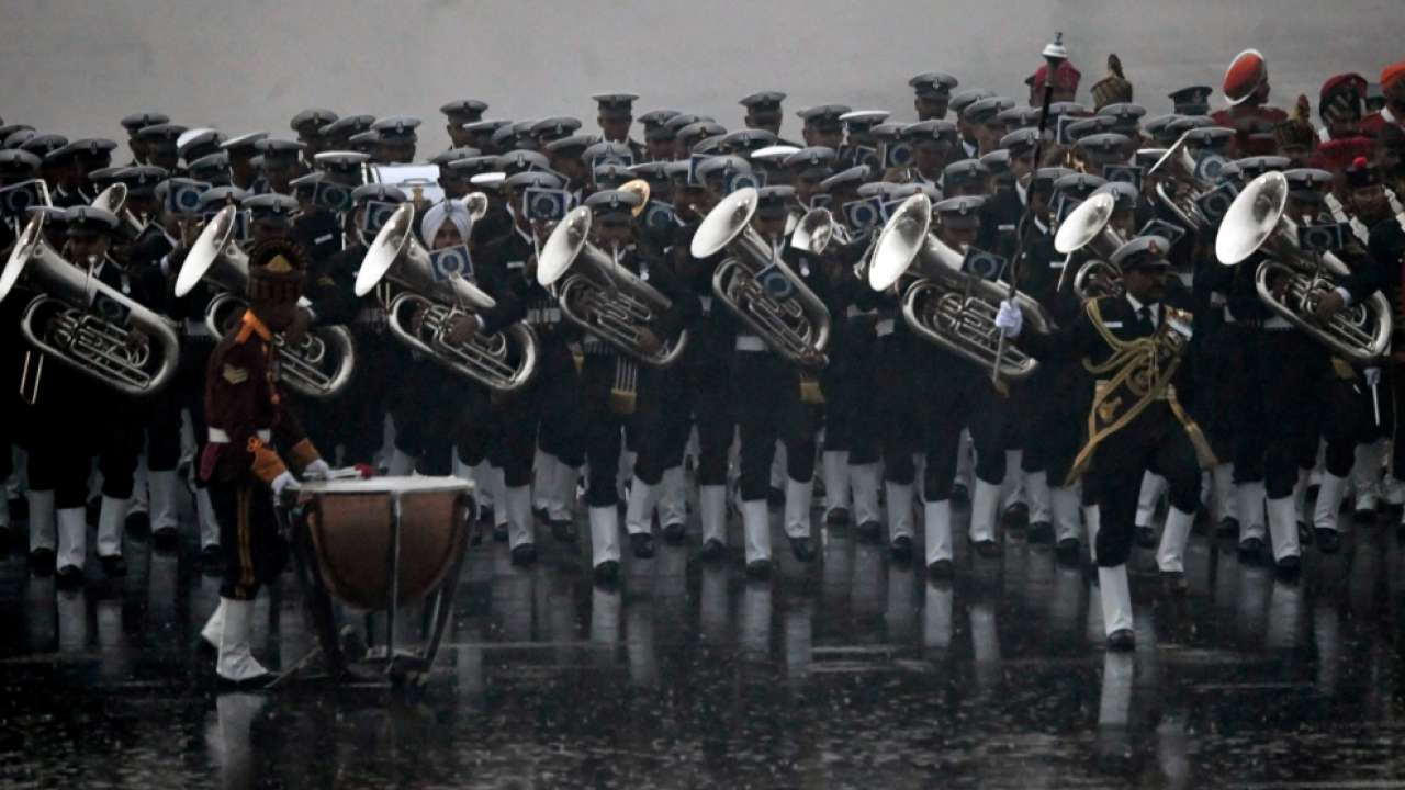 Beating Retreat held amid light rain as Republic Day celebrations come ...