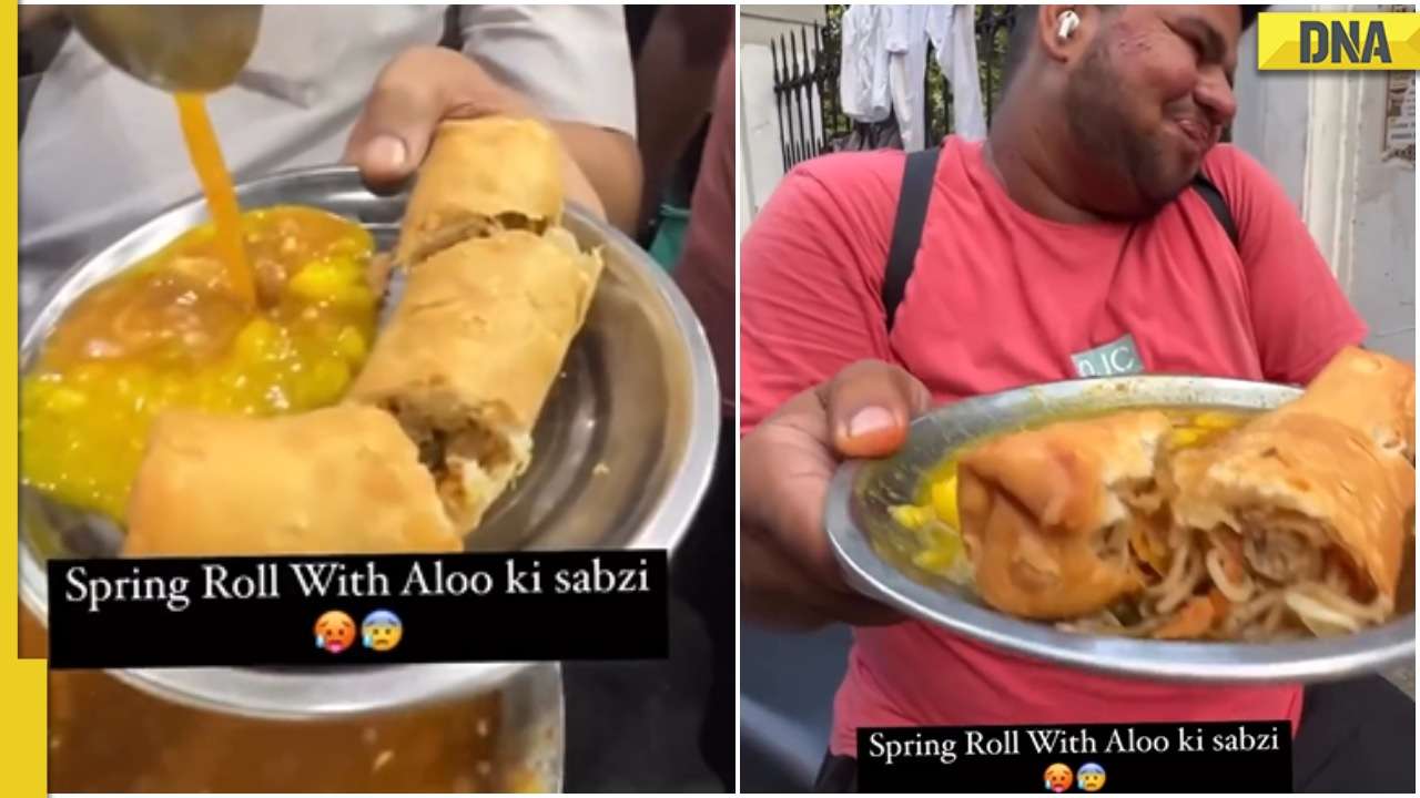 Food blogger tries spring roll with aloo sabzi, his reaction is now a ...