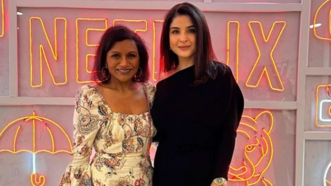 Mindy Kaling meets 'fabulous' Bollywood Wives Maheep Kapoor, Seema ...