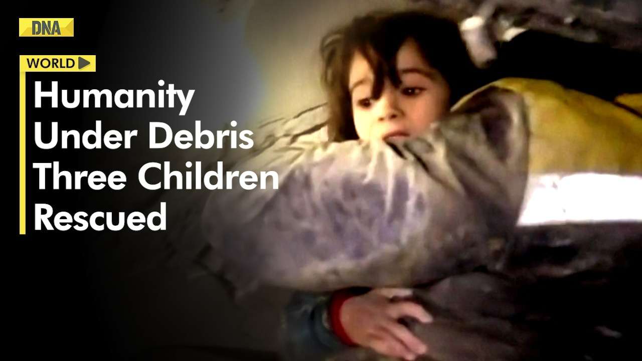 Turkey-Syria Earthquake: Dramatic rescue efforts, 3 Syrian children ...