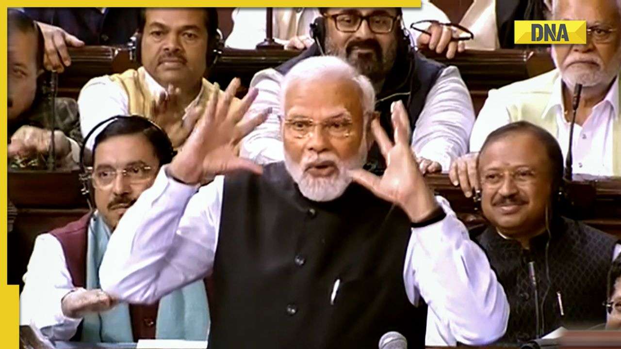 Opposition MPs chant 'Modi-Adani bhai-bhai' in Rajya Sabha, PM Modi ...