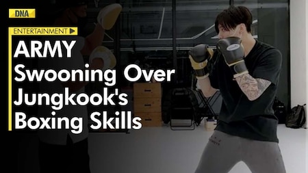 BTS: Jungkook flexes his muscles, performs full body workout for ...