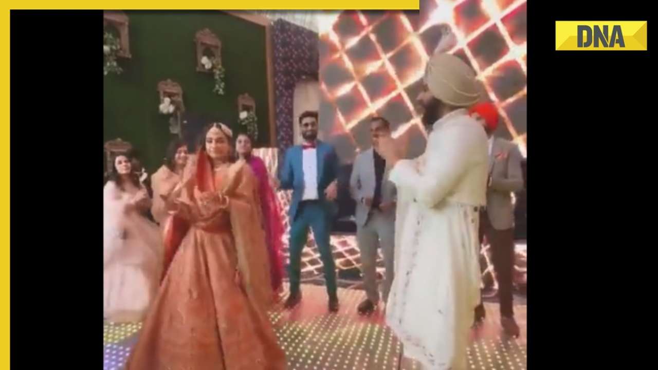 'Super se bhi upar': Newly-wed Sikh couple delightful dance to Calm ...