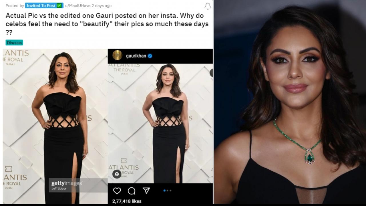 Gauri Khan ने एडिट करके डाली अपनी फोटो, ट्रोल्स ने पकड़ ली गलती? देखें ...