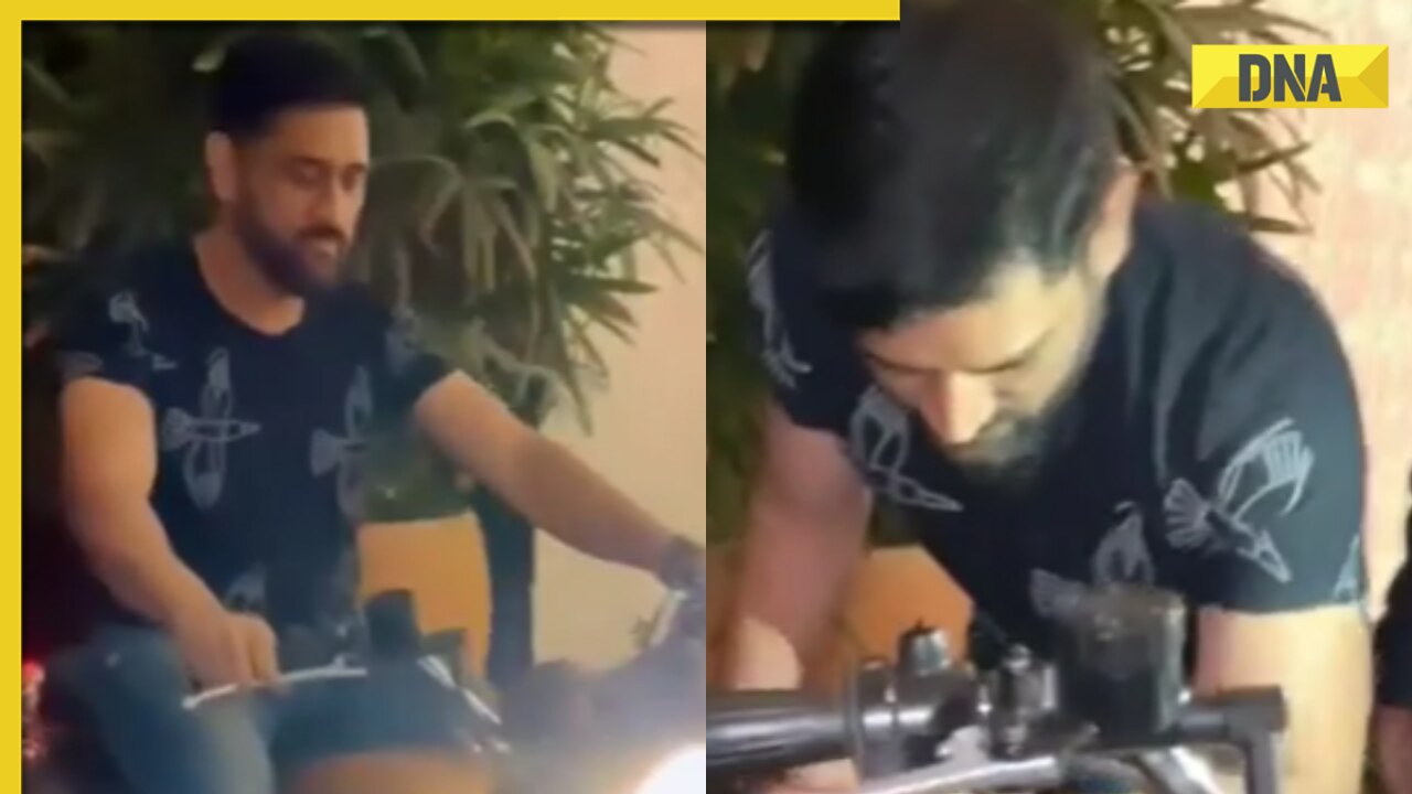 ‘Bike bikegi millions me’: MS Dhoni wipes Yamaha RD350 with bare hands ...