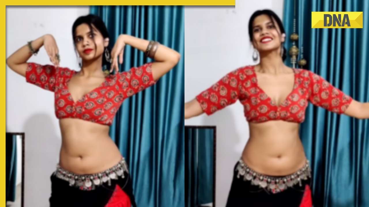 'Aag laga di': Desi girl's sultry belly dance performance burns internet, viral video