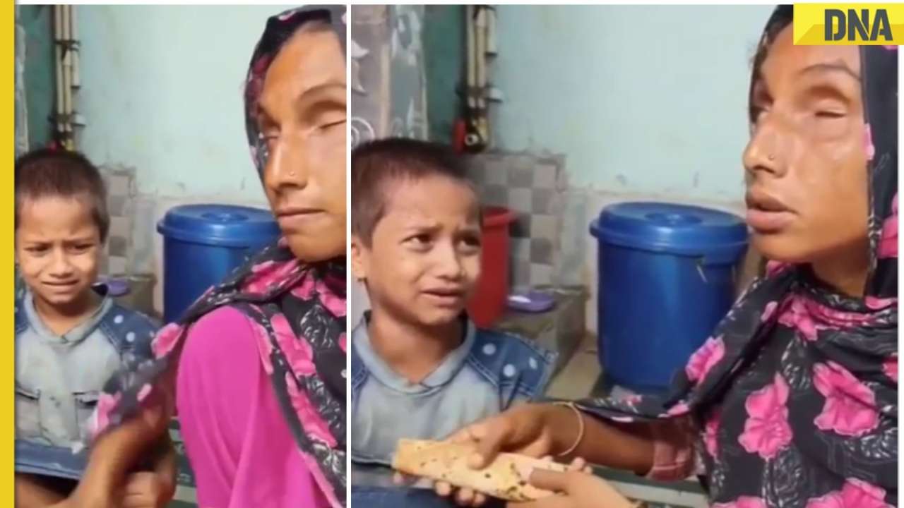 'Maa': Visually impaired mother feeds crying daughter, emotional viral ...