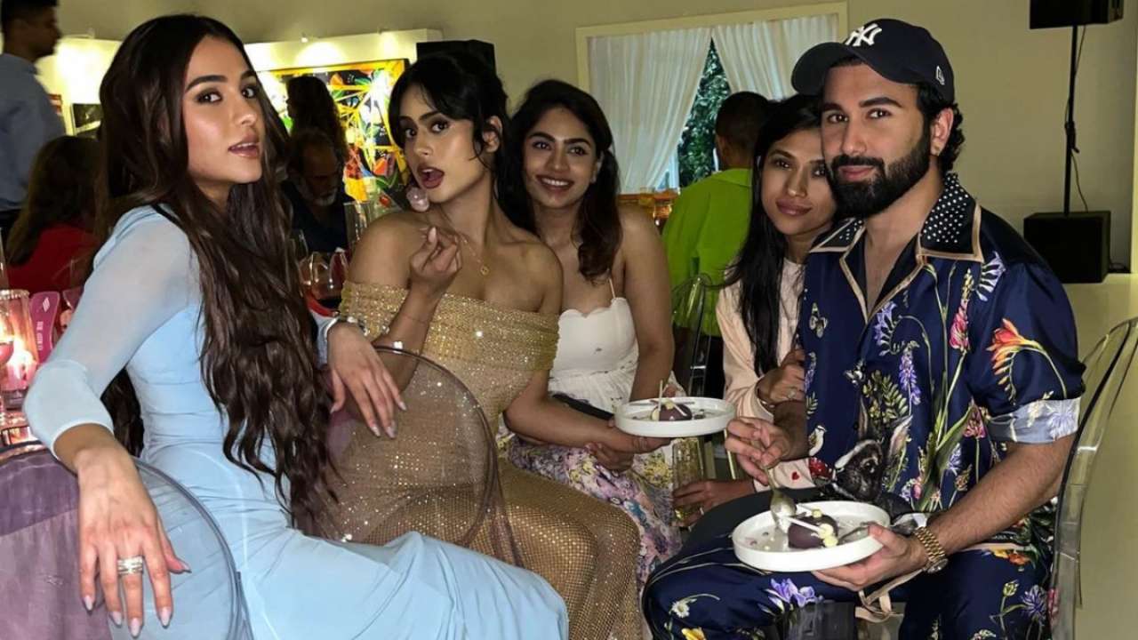 Nysa Devgan shows off her curves in bold off-shoulder golden dress ...