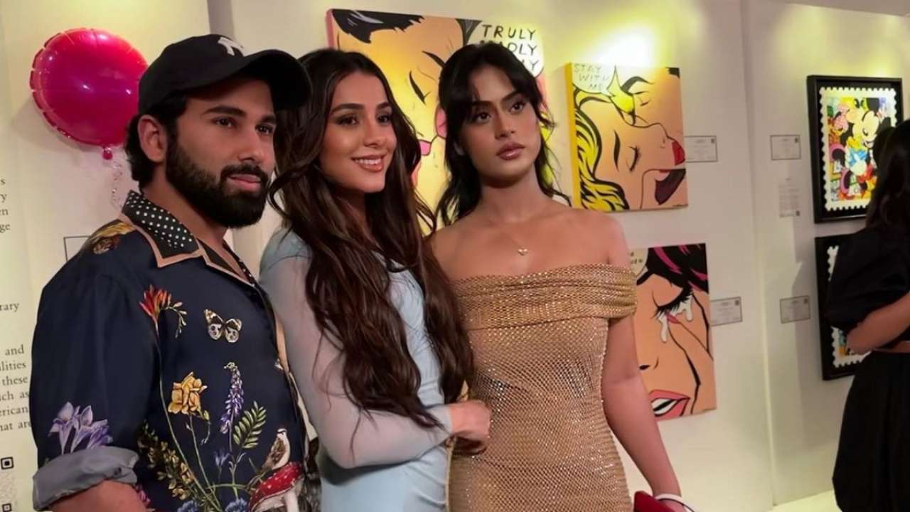 Nysa Devgan shows off her curves in bold off-shoulder golden dress ...