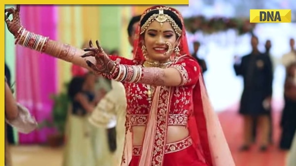 Cute dulhan mesmerises internet with her iconic dance on Lehanga song ...