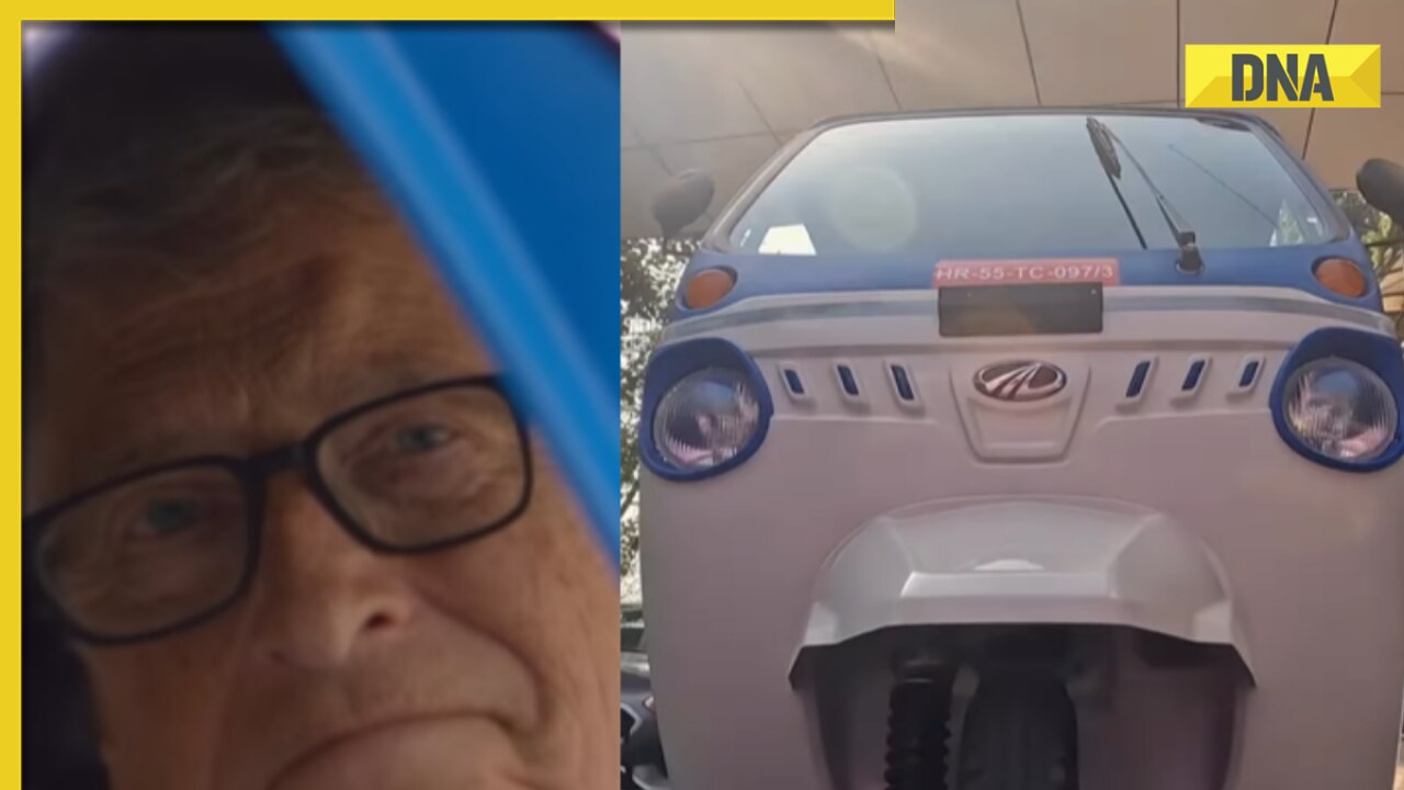 ‘Babu Samjho Ishare’: Bill Gates drives Mahindra Treo electric rickshaw ...