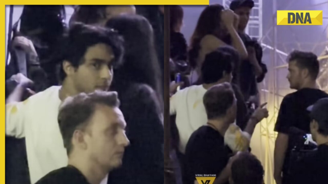 Watch: Aryan Khan meets DJ Martin Garrix backstage at his Mumbai concert in unseen video, fans ...