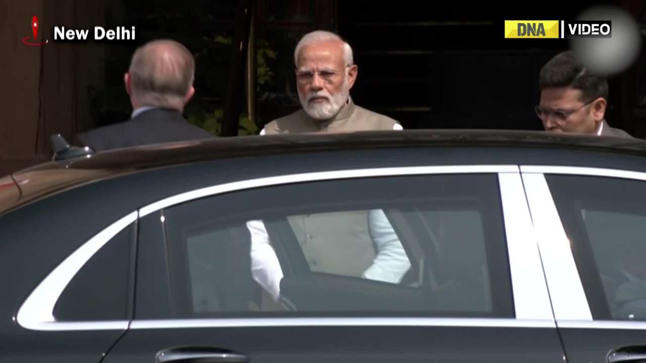 Australian PM Anthony Albanese meets PM Modi at Hyderabad House in Delhi