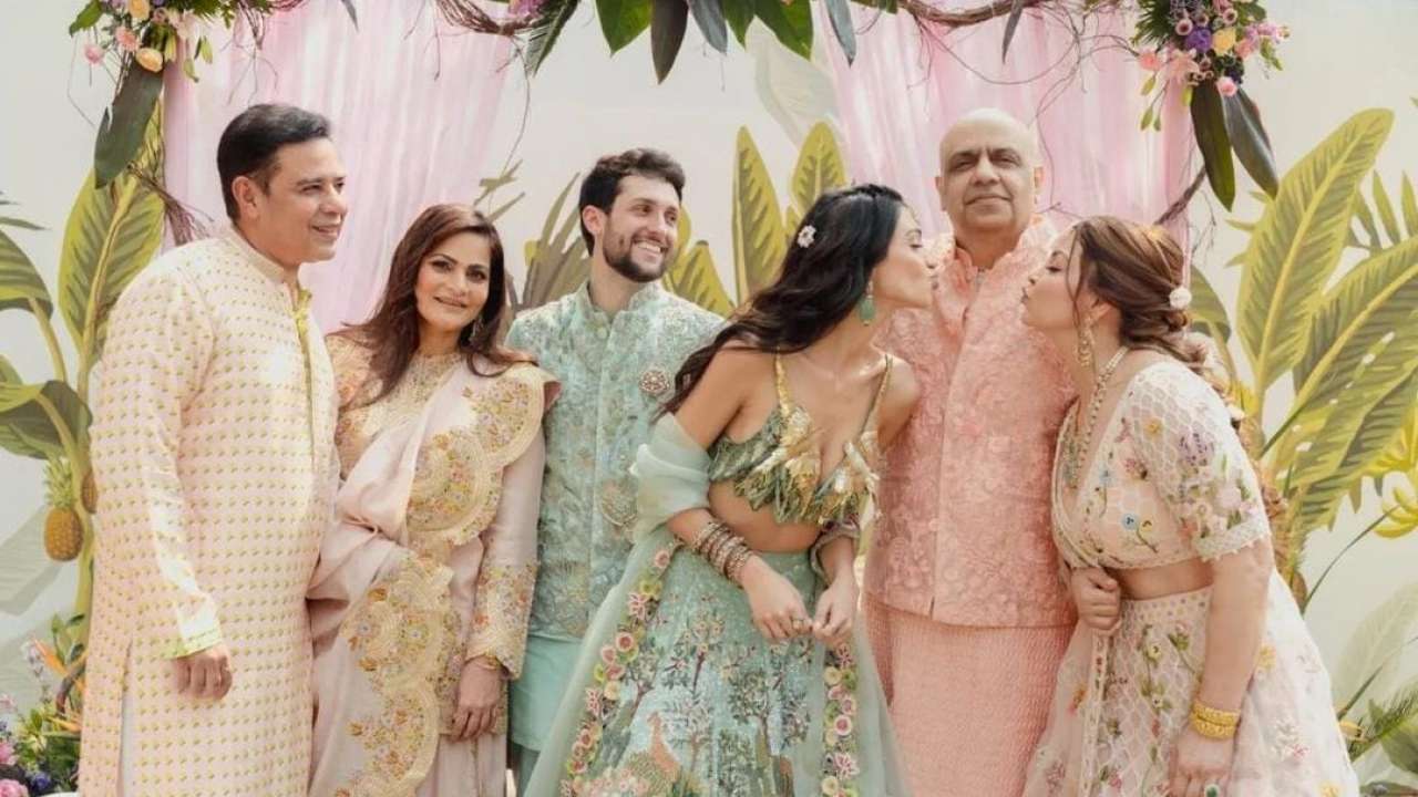 Ananya Panday steals the show in stunning pink gown at cousin Alanna ...