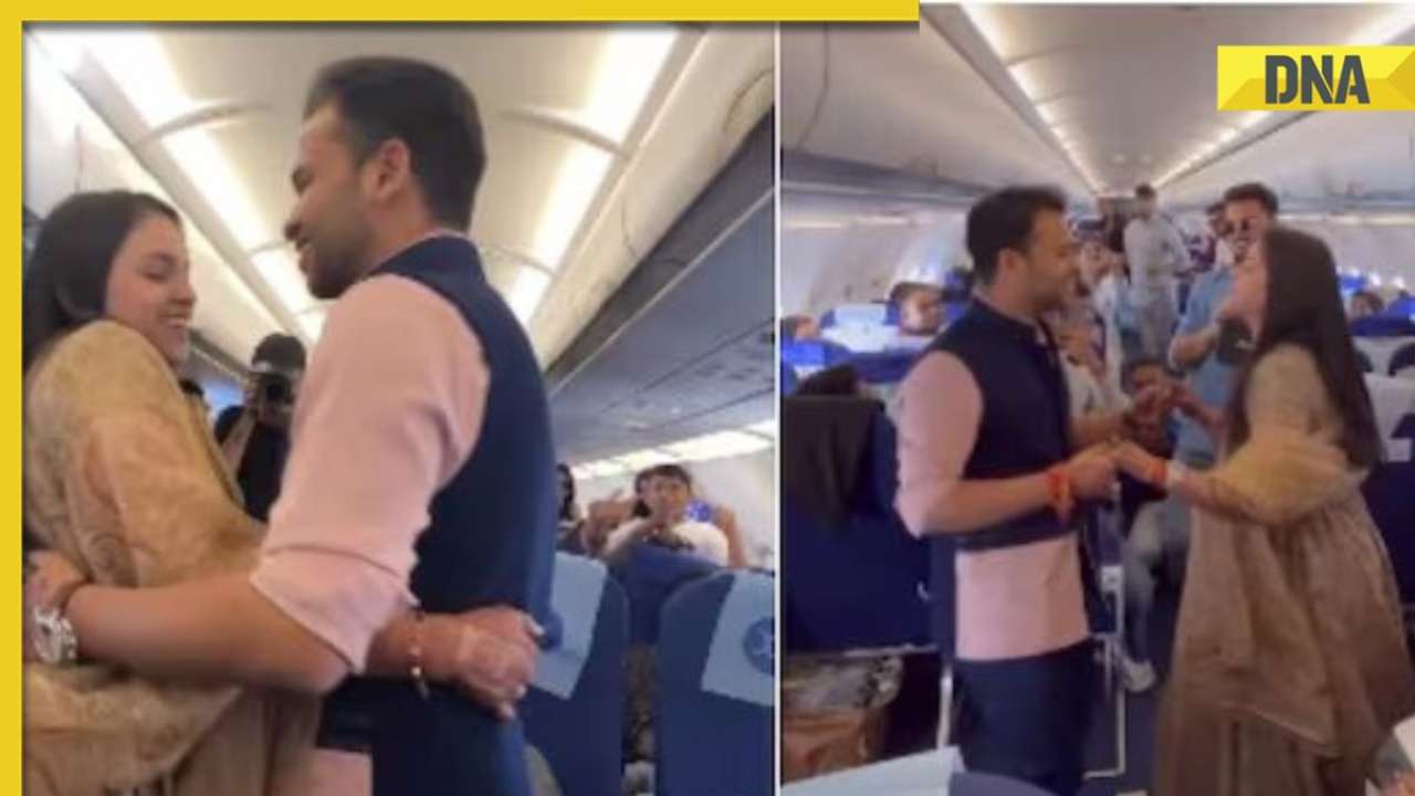 Watch: Couple dance to 'Maan Meri Jaan' at 36000ft in air, viral video ...