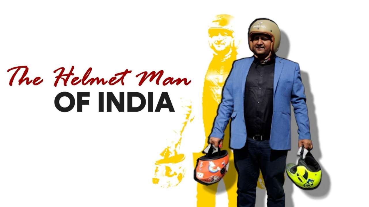 Watch: Story of Helmet Man Of India who donated 56,000 helmets for road ...
