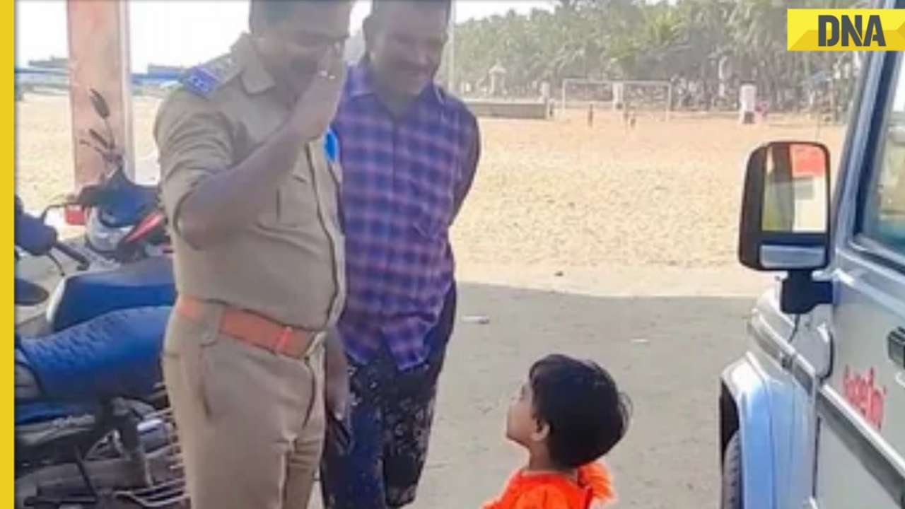 Small girl greets Kerala cop with a salute, adorable viral video will ...