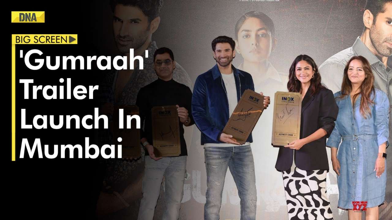 'Gumraah' Trailer Launch: Aditya Roy Kapur and Mrunal Thakur launch the ...
