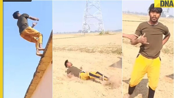 Man tries to perform backflip from height, fails horribly; Video goes ...