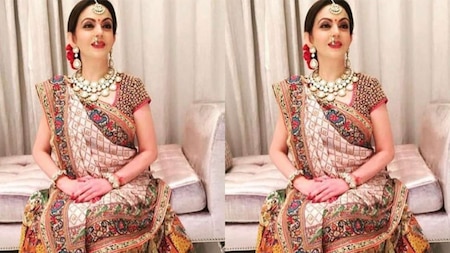 In pics: Check out Nita Ambani's 5 most expensive and alluring sarees