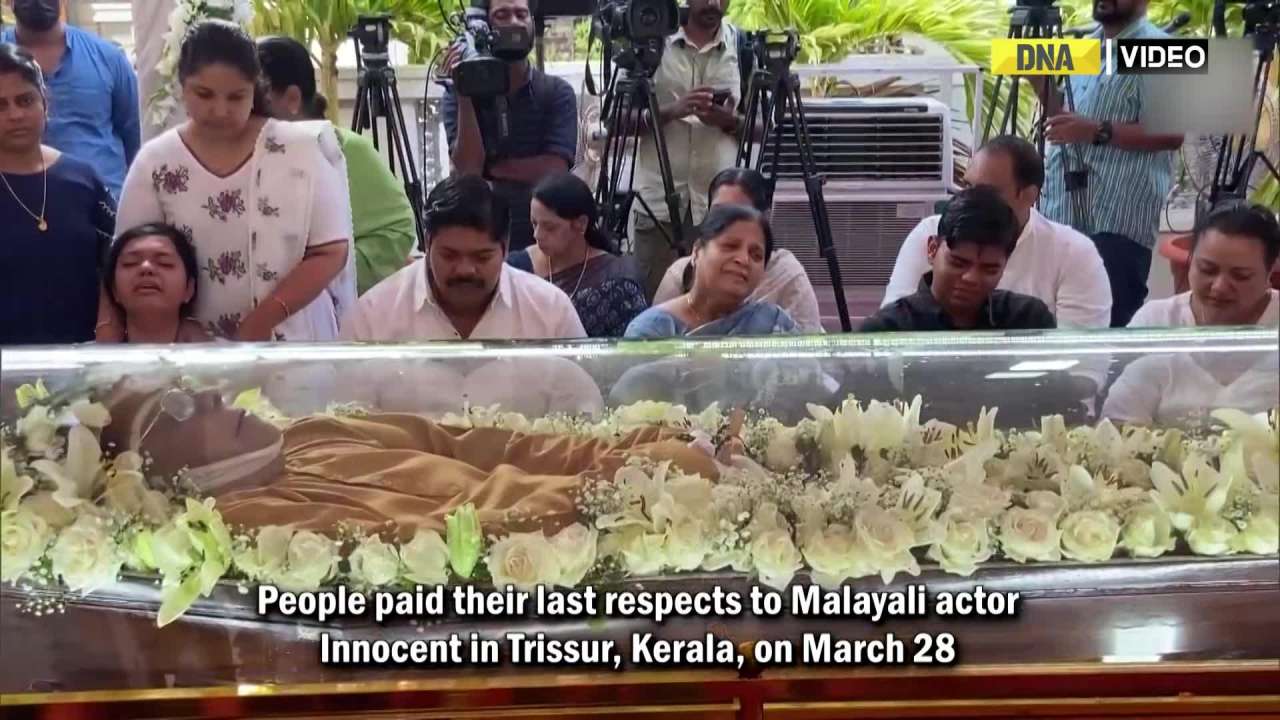 Kerala: People pay their last respect to Malayali actor Innocent in ...