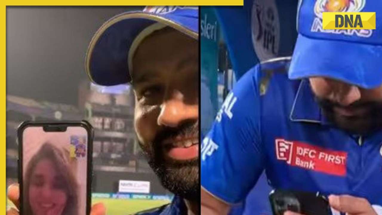 IPL 2023: Rohit Sharma video calls wife Ritika after MI's first win ...