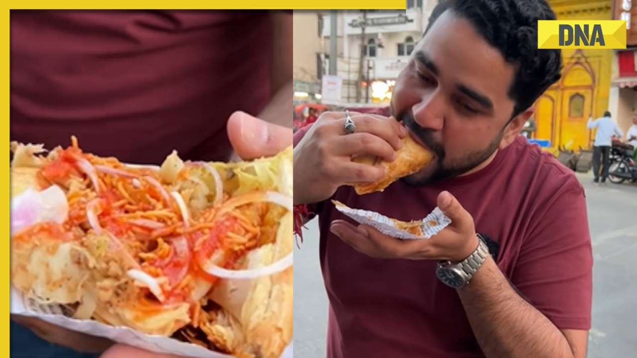 Food blogger tries momo aloo patty in Haridwar, his reaction is now a ...
