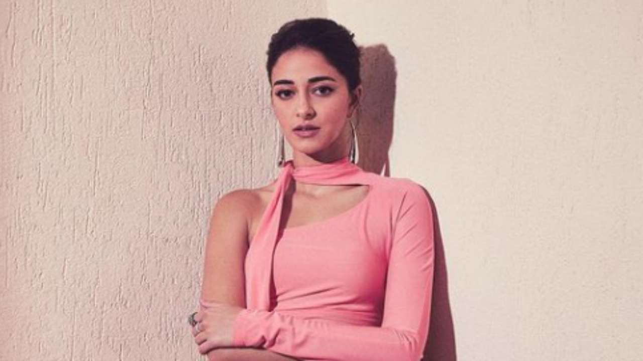 In Pics Ananya Panday Exudes Barbie Vibes In Pink One Shoulder Dress