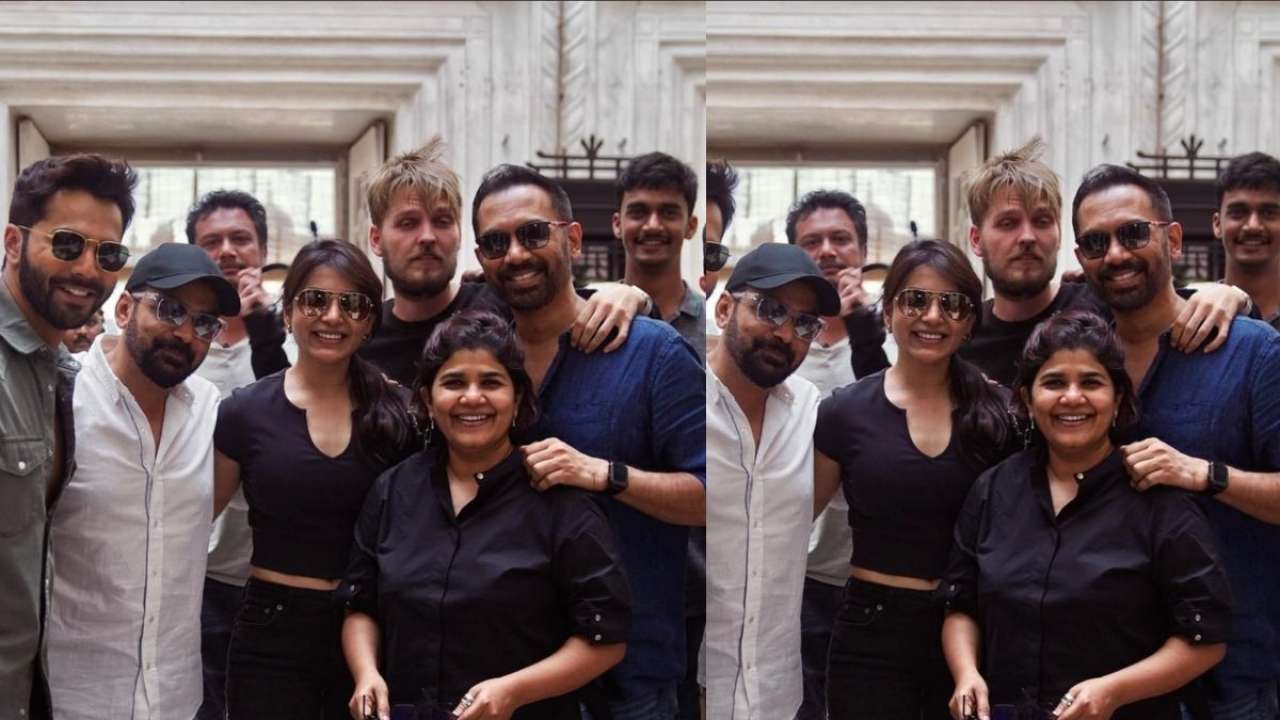 Samantha Ruth Prabhu celebrates with team Citadel India, Varun Dhawan ...
